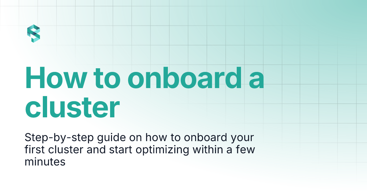 How to onboard a cluster | PerfectScale