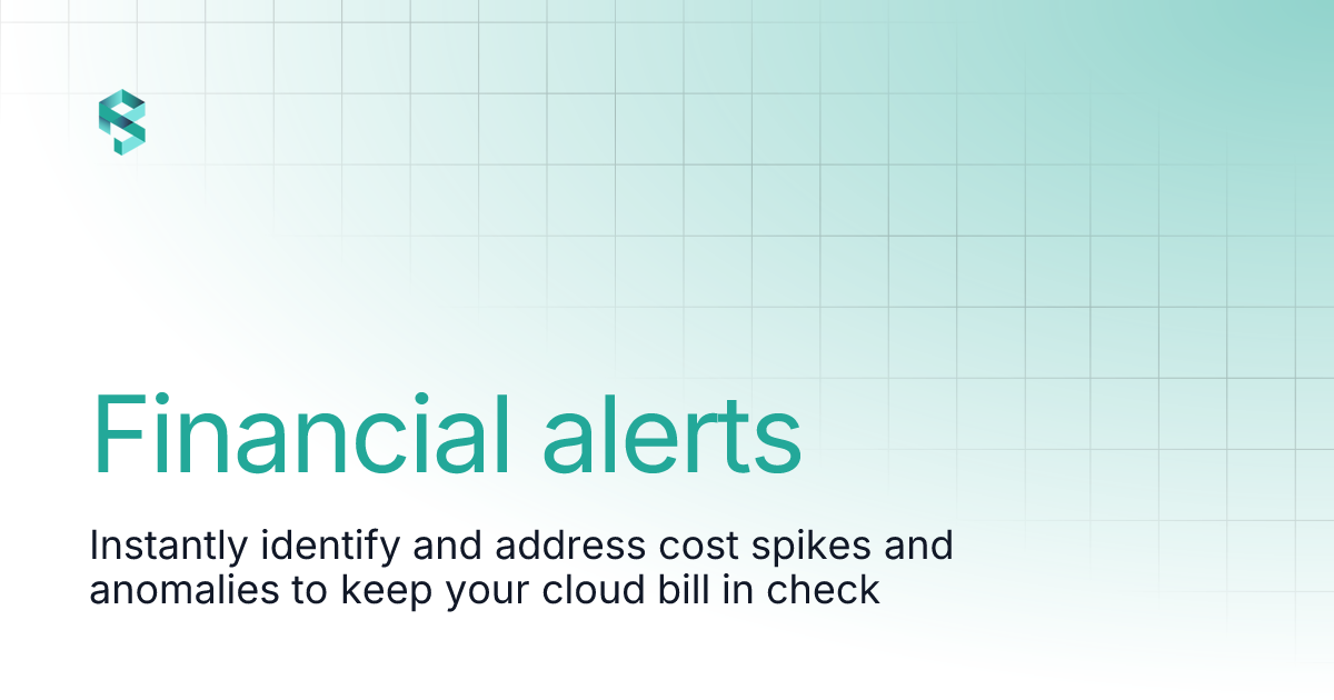 Financial alerts | PerfectScale