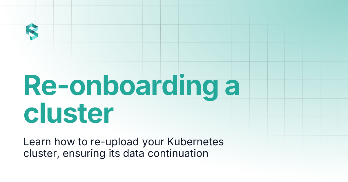 Re-onboarding a cluster | PerfectScale